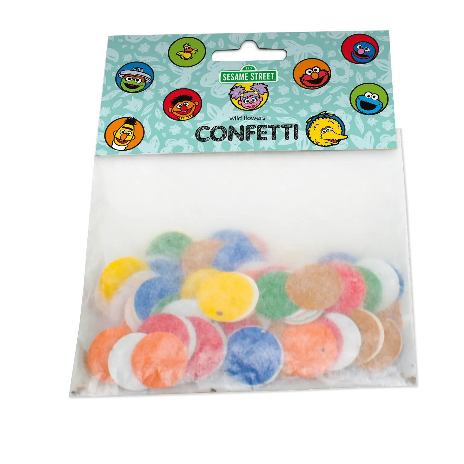 Sesame Street Seed Paper Confetti | pcs 50 - De Vroomen